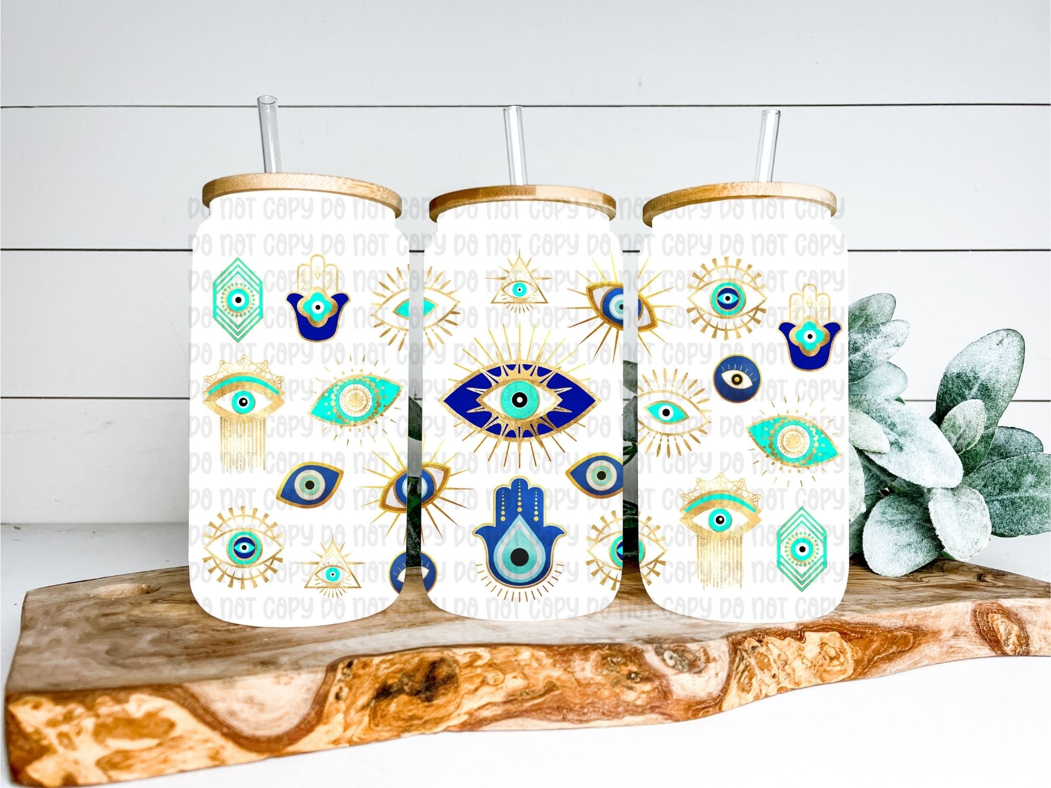 Evil Eye Wrap 16oz - UV DTF – Eh Okay Transfers