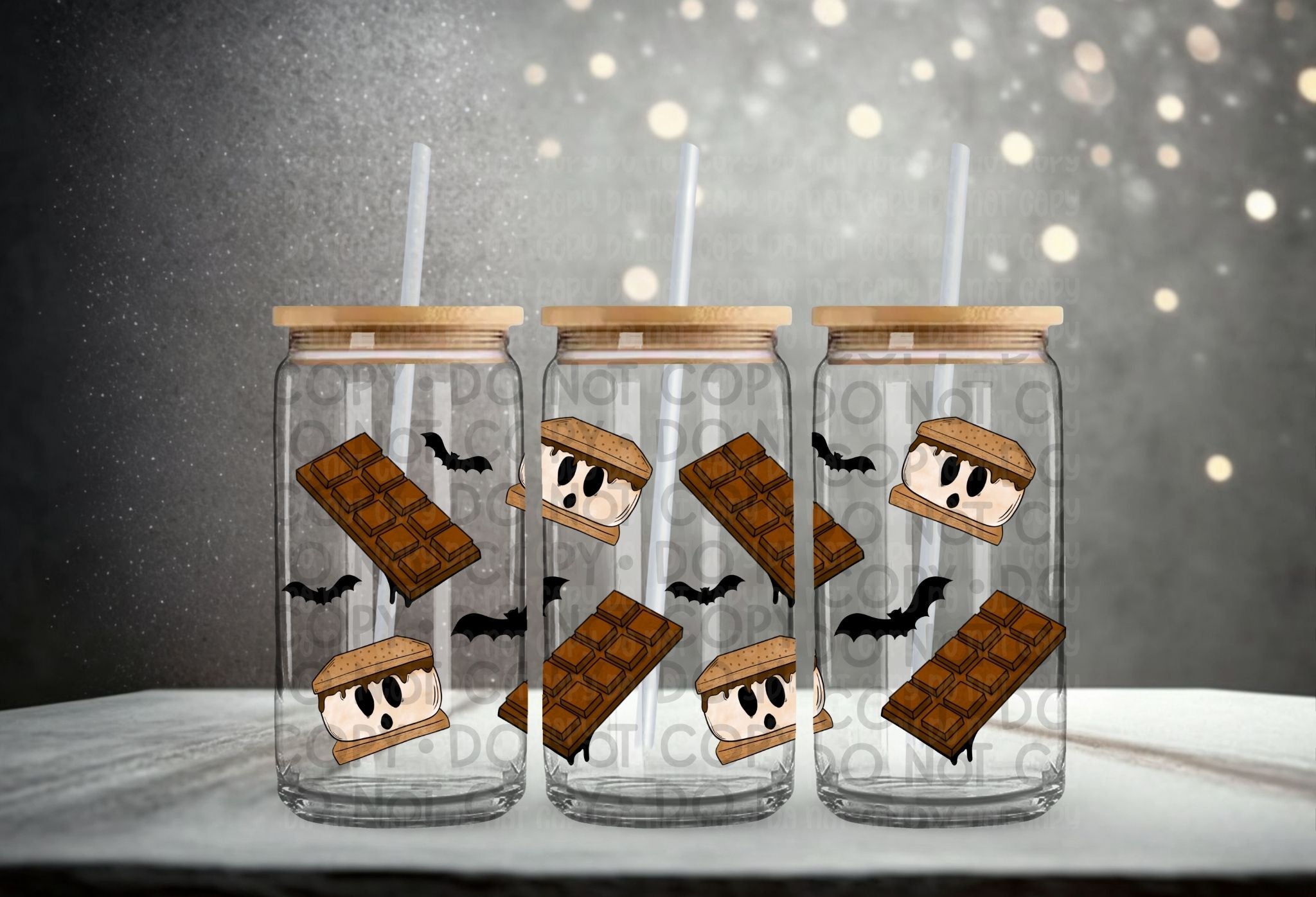 Spooky Smores Wrap 16oz - UV DTF – Eh Okay Transfers