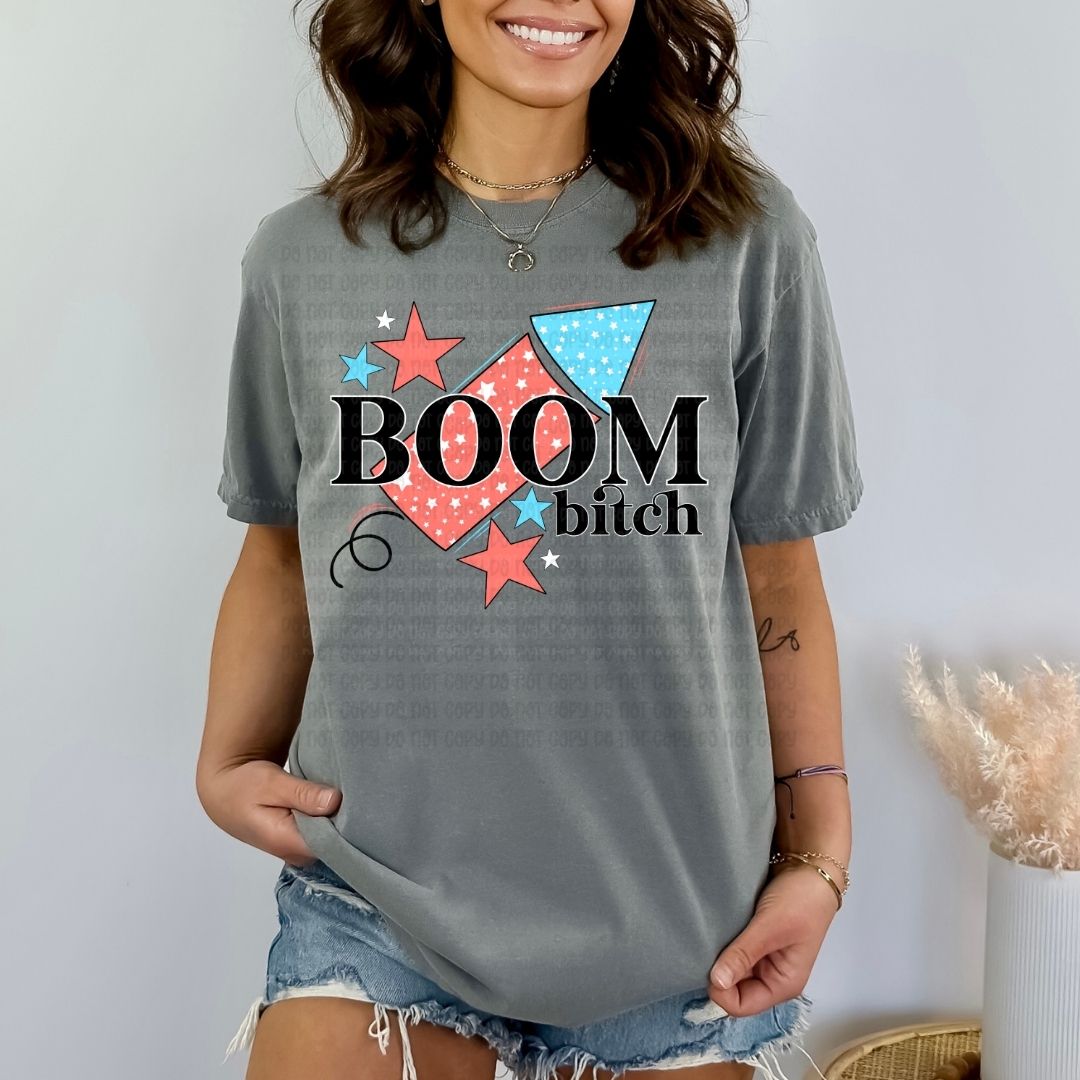 Boom Bitch - DTF – Eh Okay Transfers